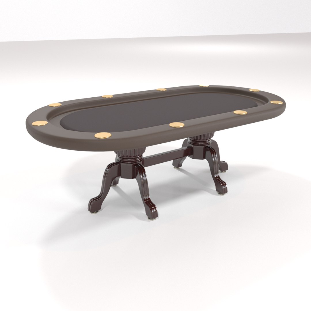 3D Elite Poker Table Model - TurboSquid 1271219