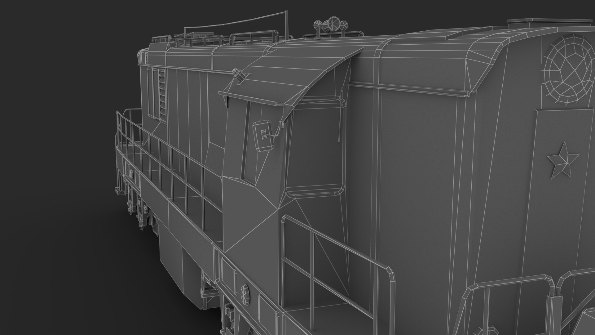 Locomotive CHME3 3D Model - TurboSquid 2063798