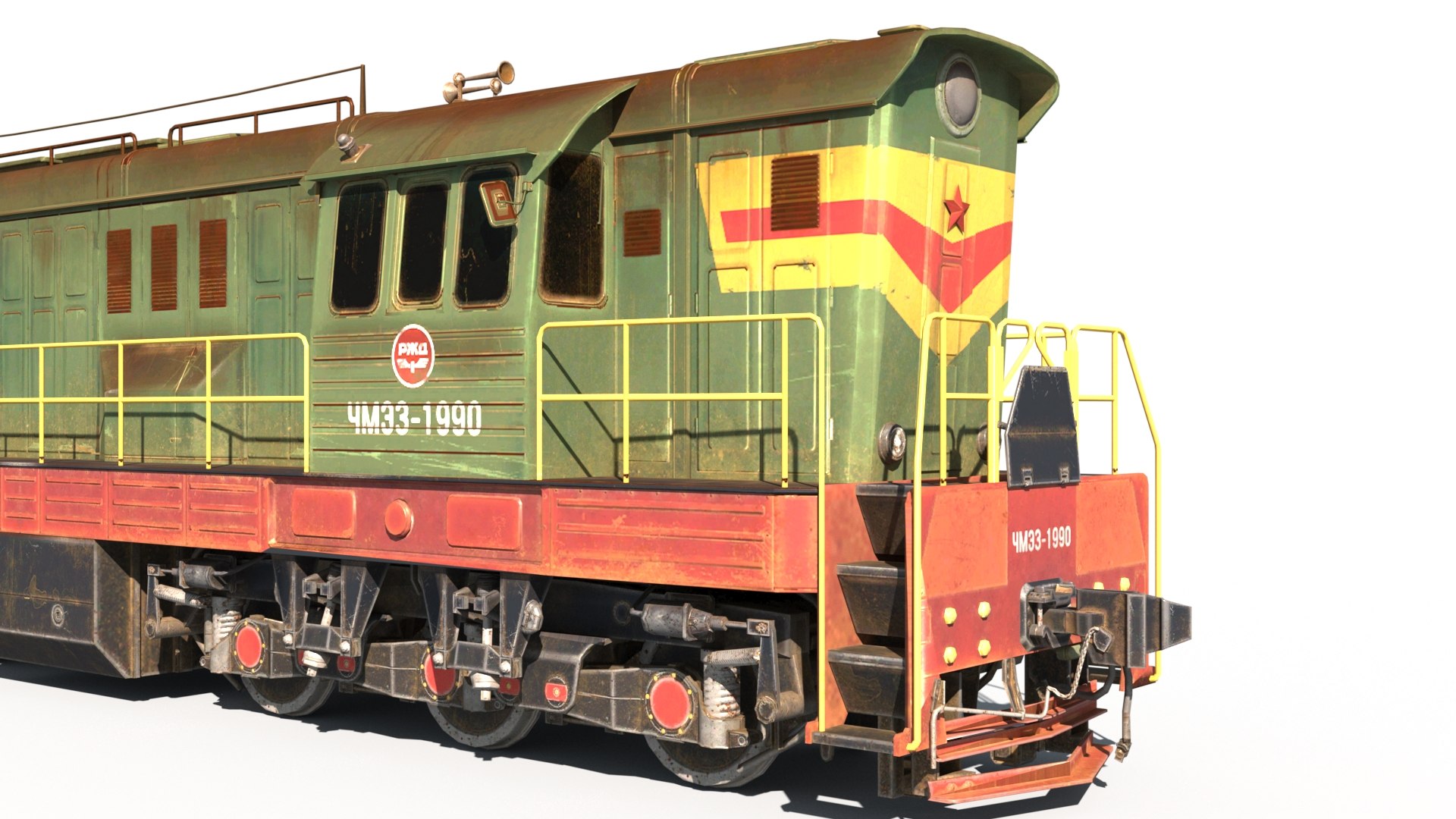 Locomotive CHME3 3D Model - TurboSquid 2063798