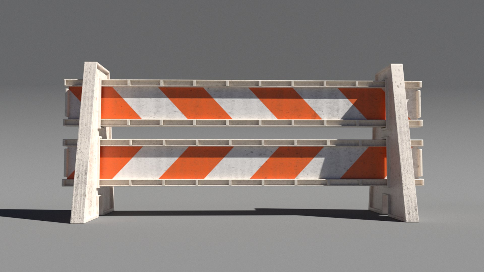3D model barrier safety - TurboSquid 1359124