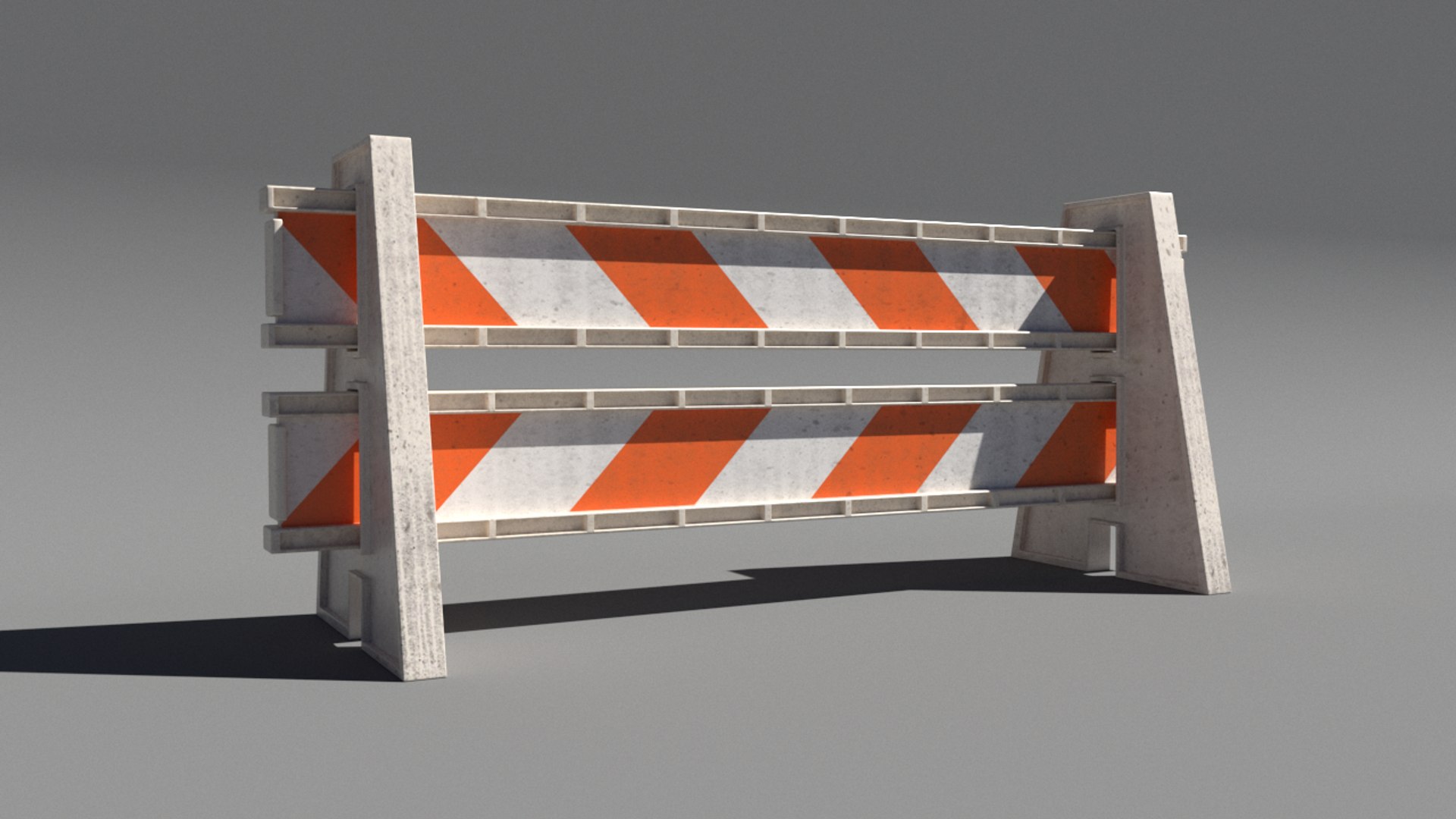 3D model barrier safety - TurboSquid 1359124