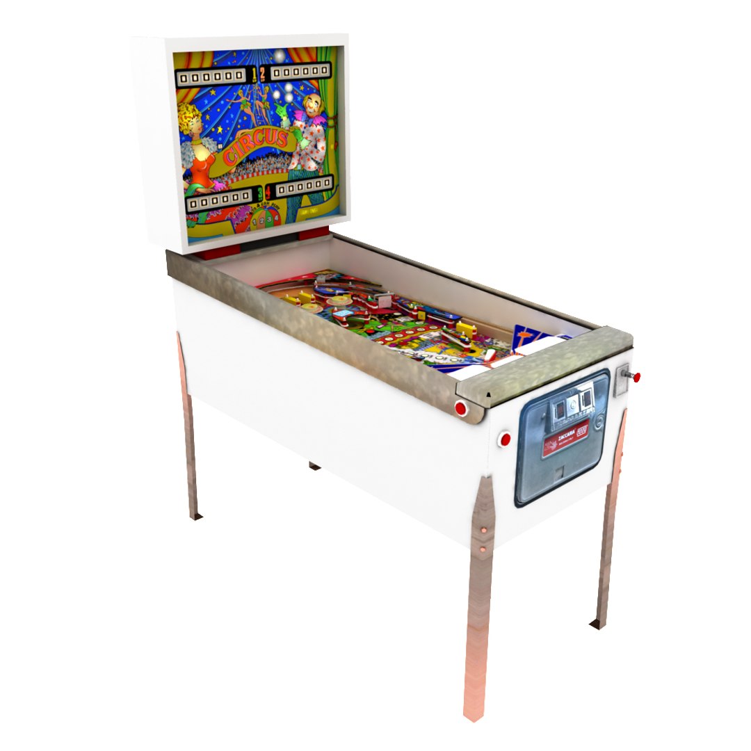 3D Circus Pinball - TurboSquid 1411520