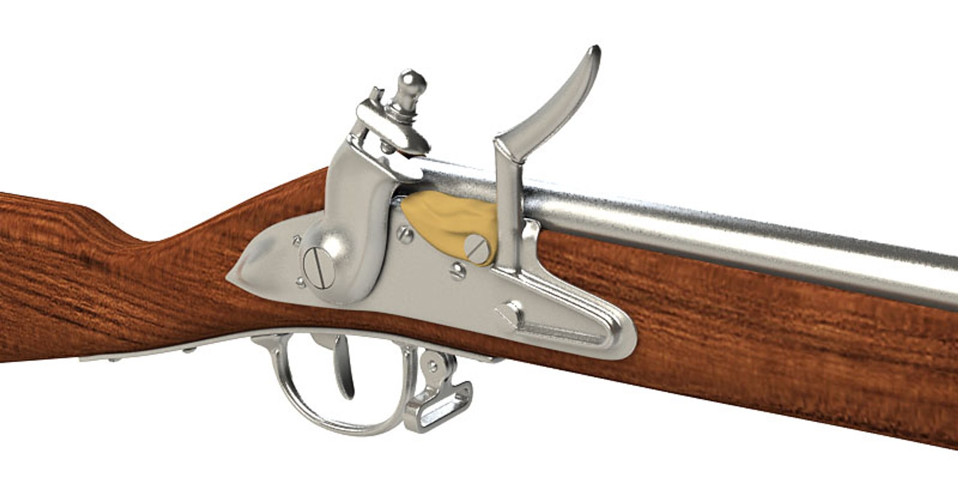 3d Model Musket