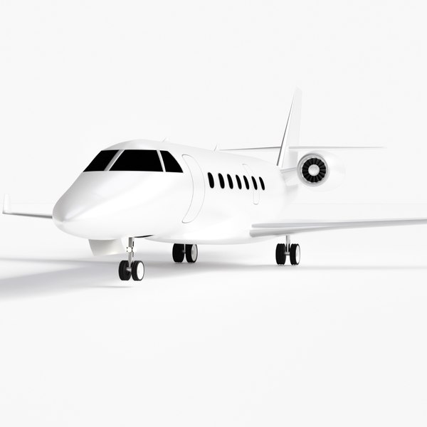 Free 3D Bussines Jet 3d model by Nikdox model - TurboSquid 1994988