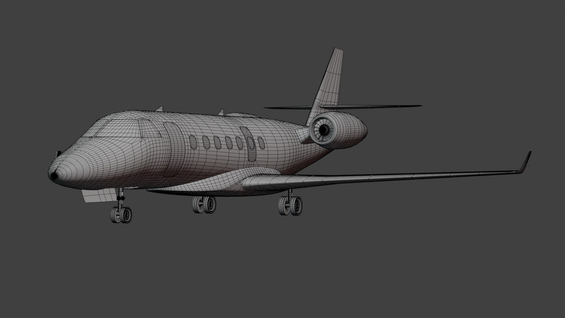 Free 3D Bussines Jet 3d Model By Nikdox Model - TurboSquid 1994988