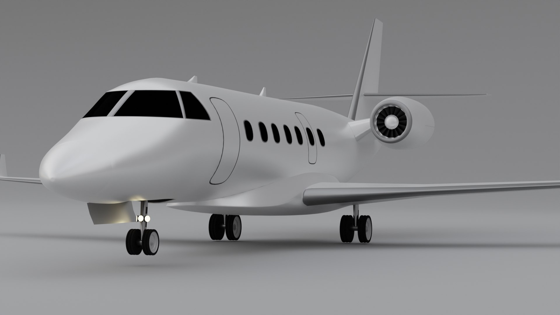 Free 3D Bussines Jet 3d Model By Nikdox Model - TurboSquid 1994988