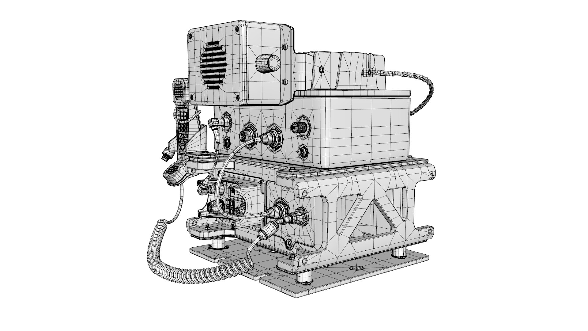 Military Radio Barrett PRC-2082 3D Model 3D Model - TurboSquid 1720515