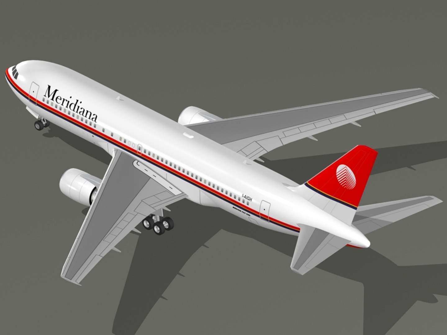 3D Boeing 767-200 Er Airliner Model - TurboSquid 1044175