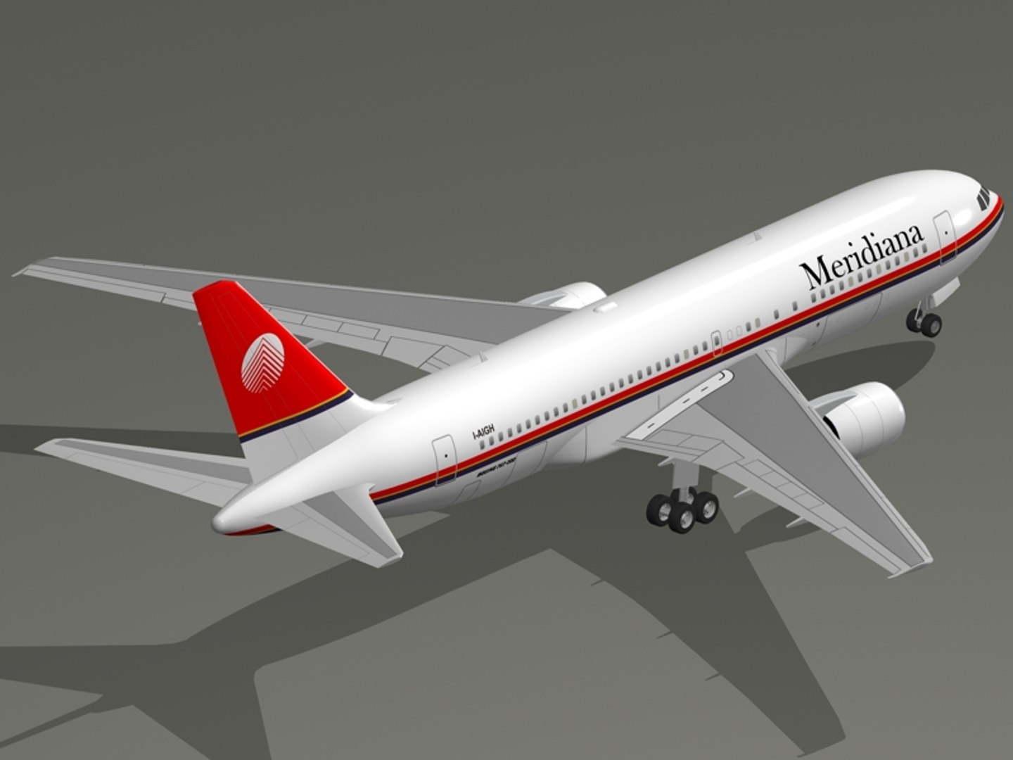 3D Boeing 767-200 Er Airliner Model - TurboSquid 1044175