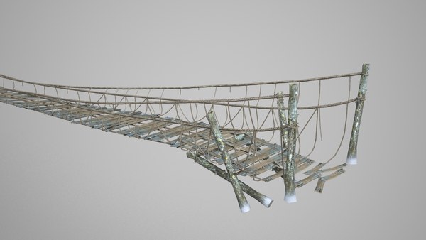 3D model wooden bridge - TurboSquid 1632237