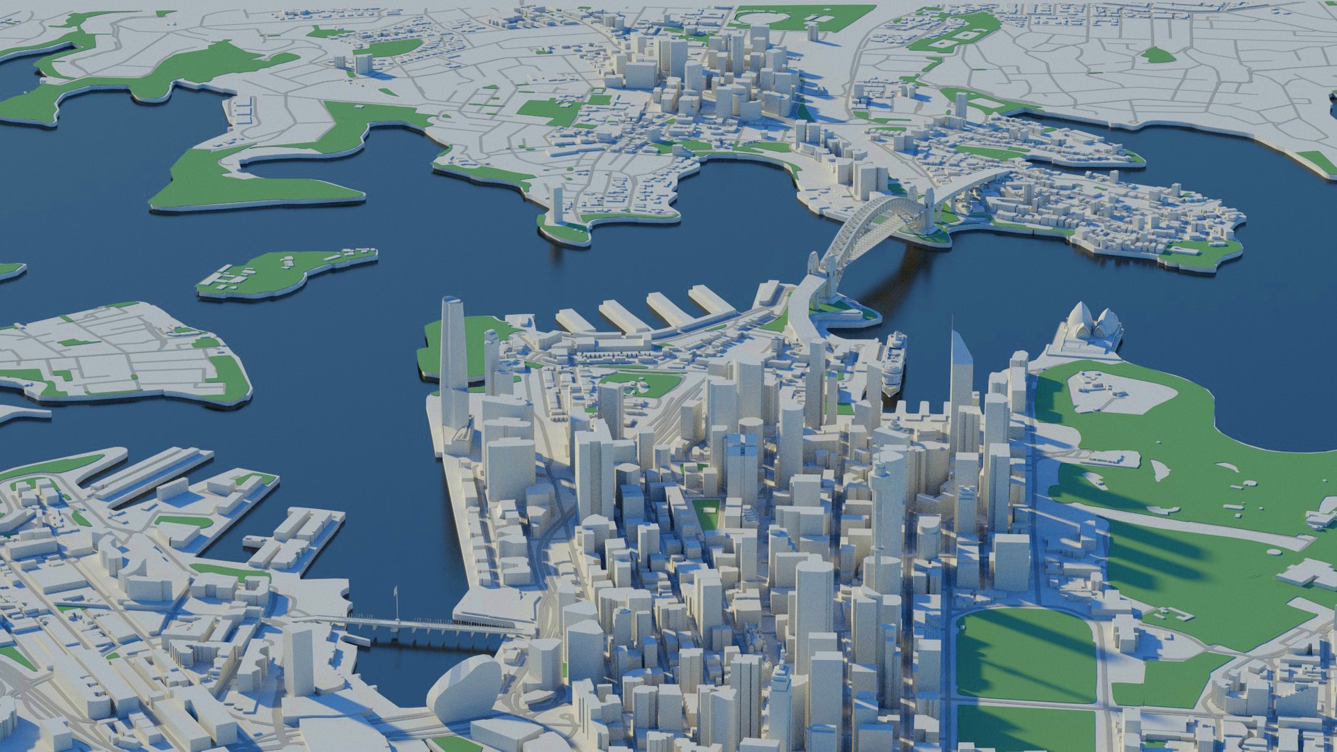 Sydney City 3D Model - TurboSquid 1432726