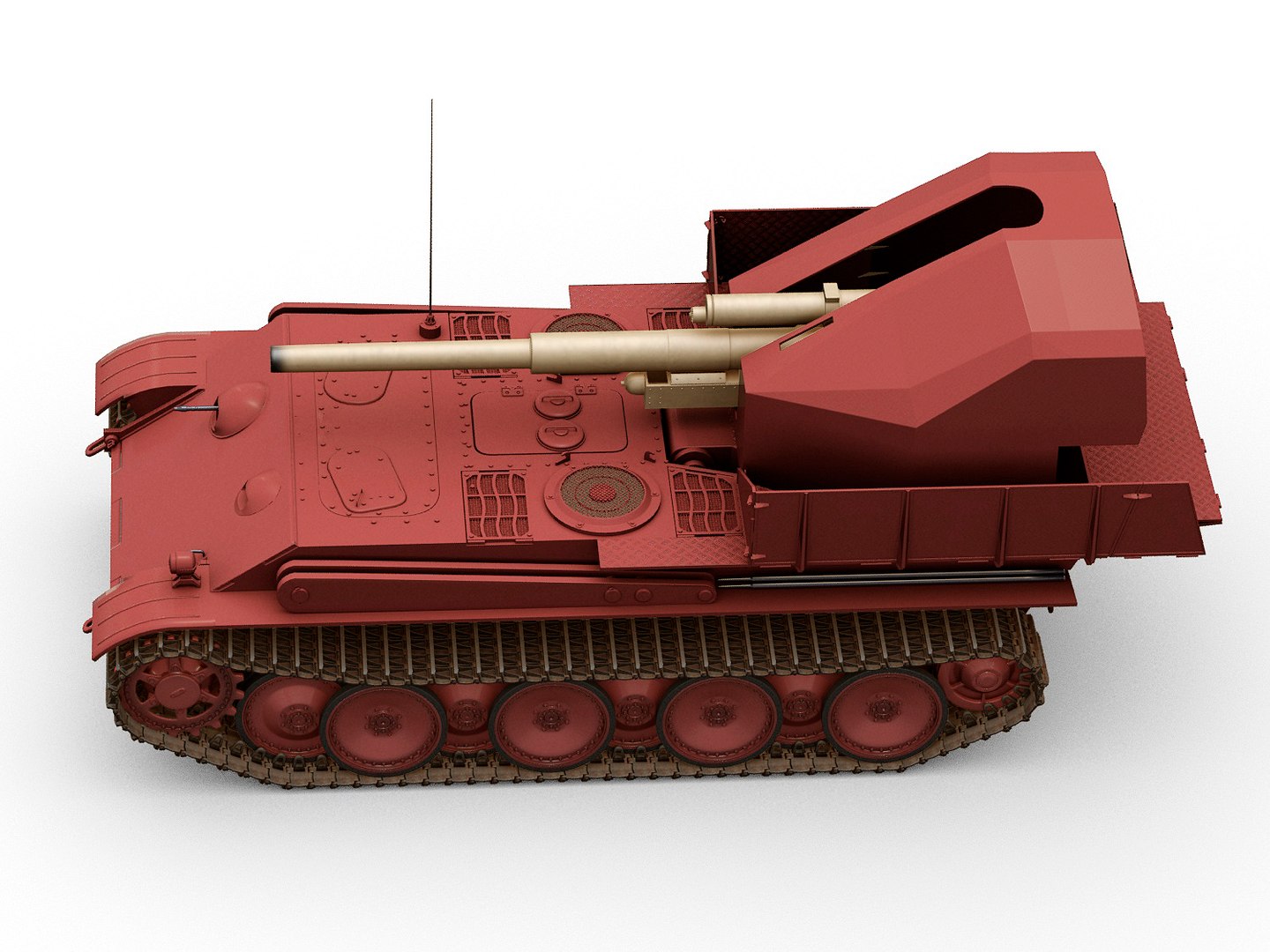 3D Model Artillery Panther 15 Grille - TurboSquid 1692410