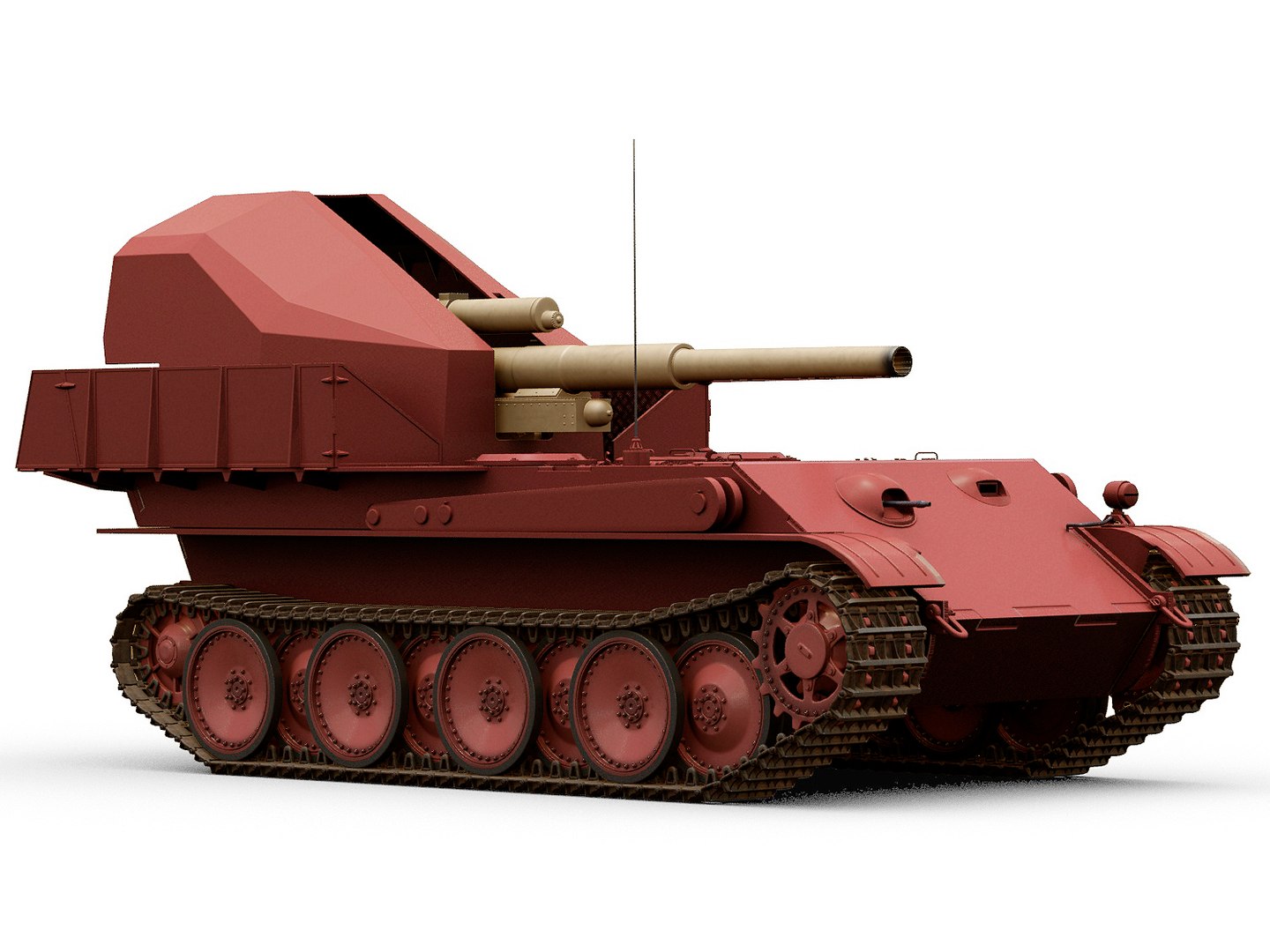 3D Model Artillery Panther 15 Grille - TurboSquid 1692410