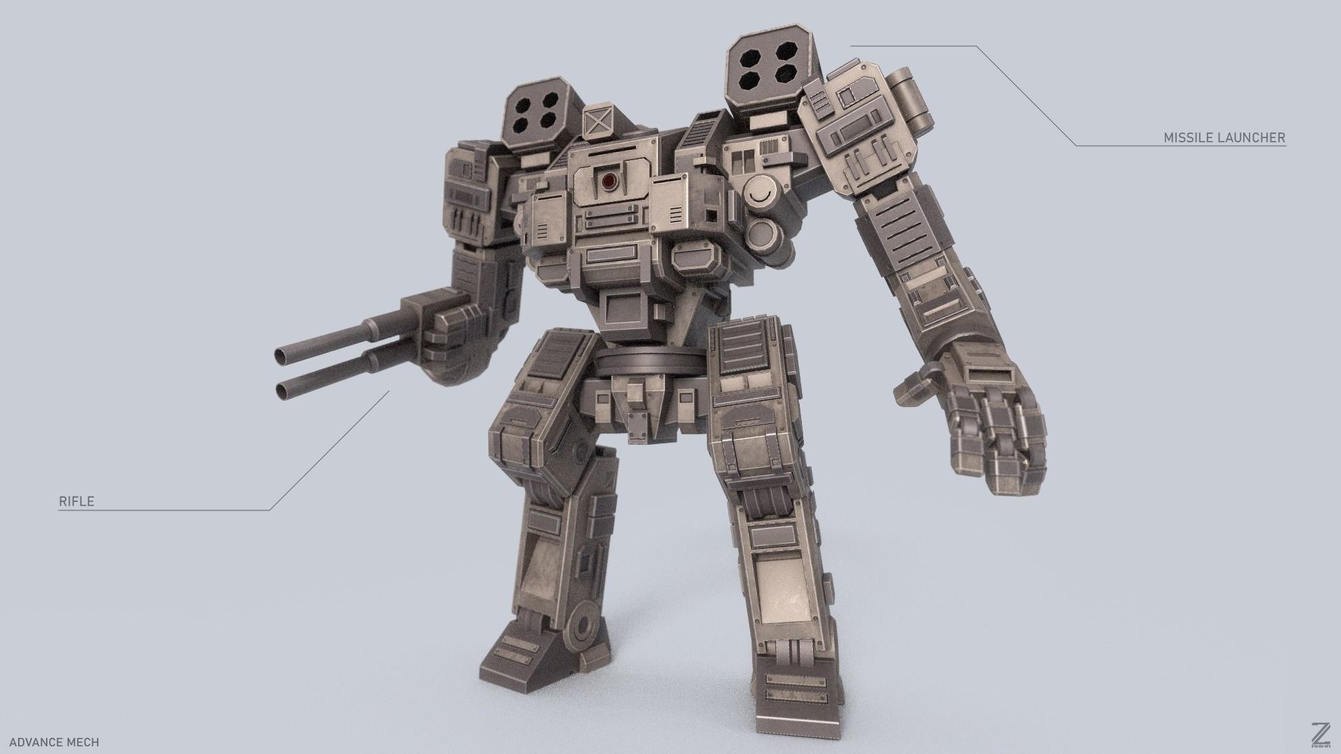 Advance Mech 3D - TurboSquid 2296874