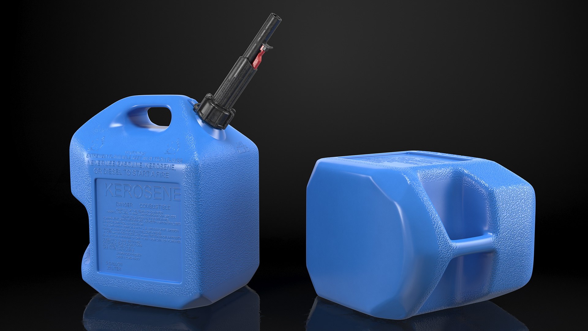 Plastic Gas Can 5 Gallon 3D Model - TurboSquid 1974376