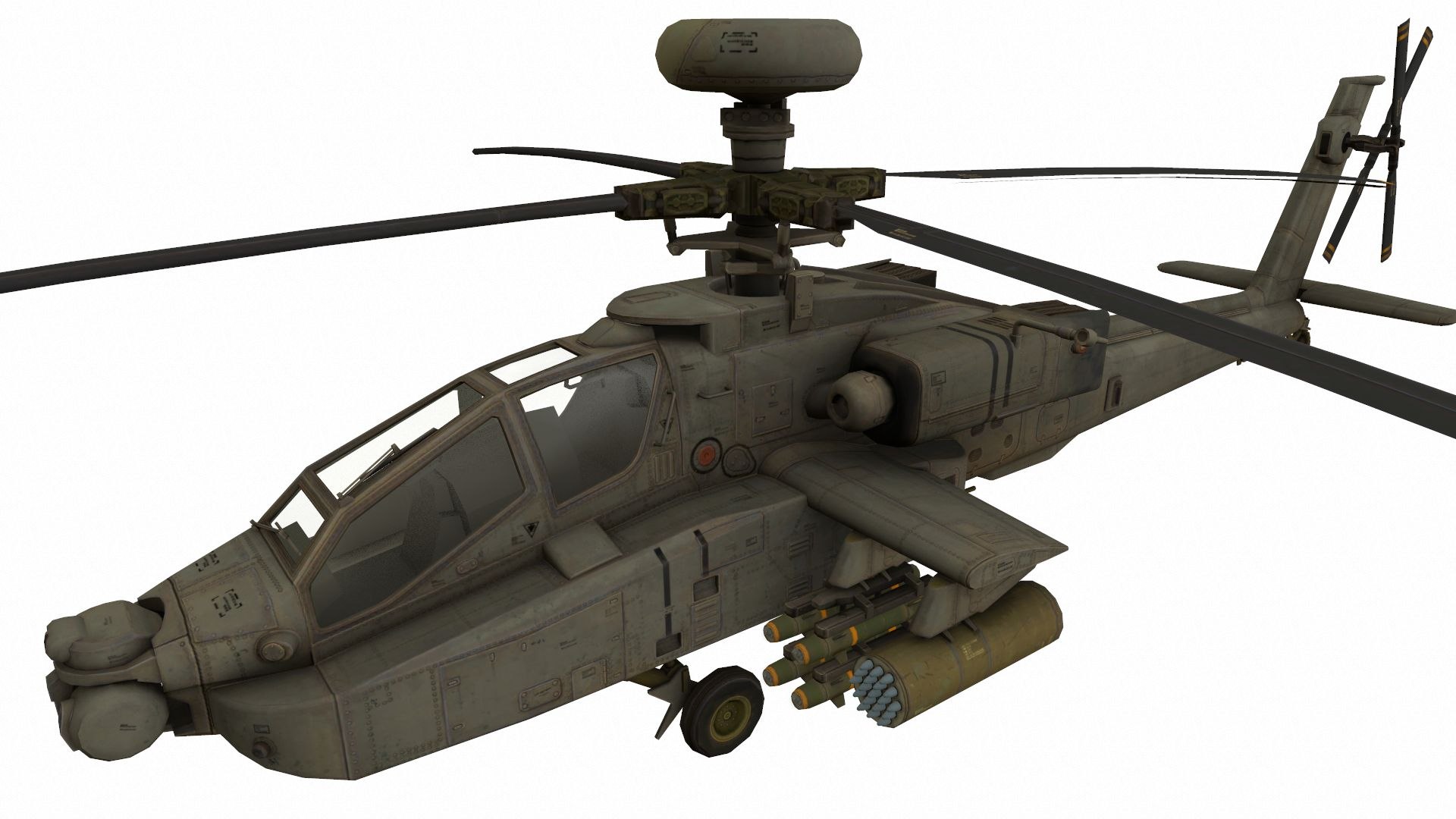 Boeing Ah-64 Apache 3D Model - TurboSquid 1538494