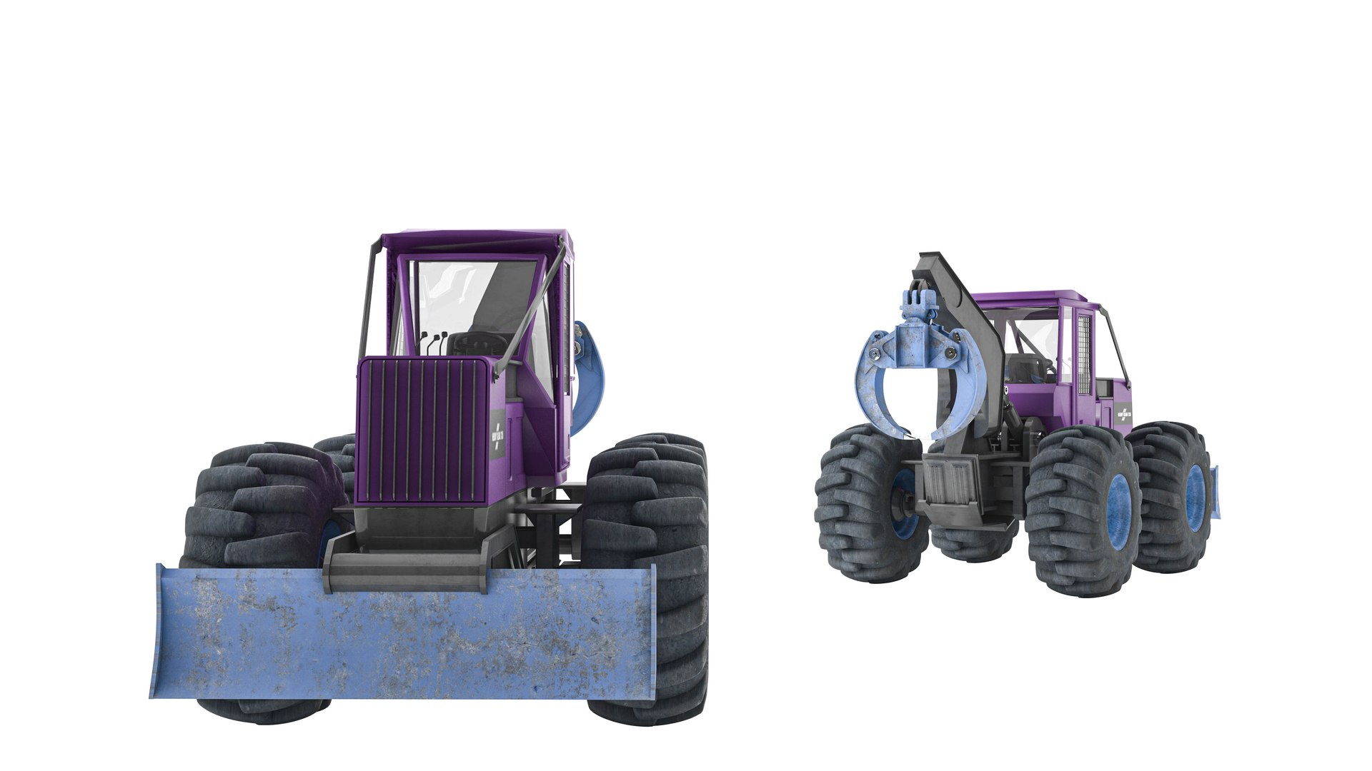 Grapple Skidders 3D Model - TurboSquid 2224431