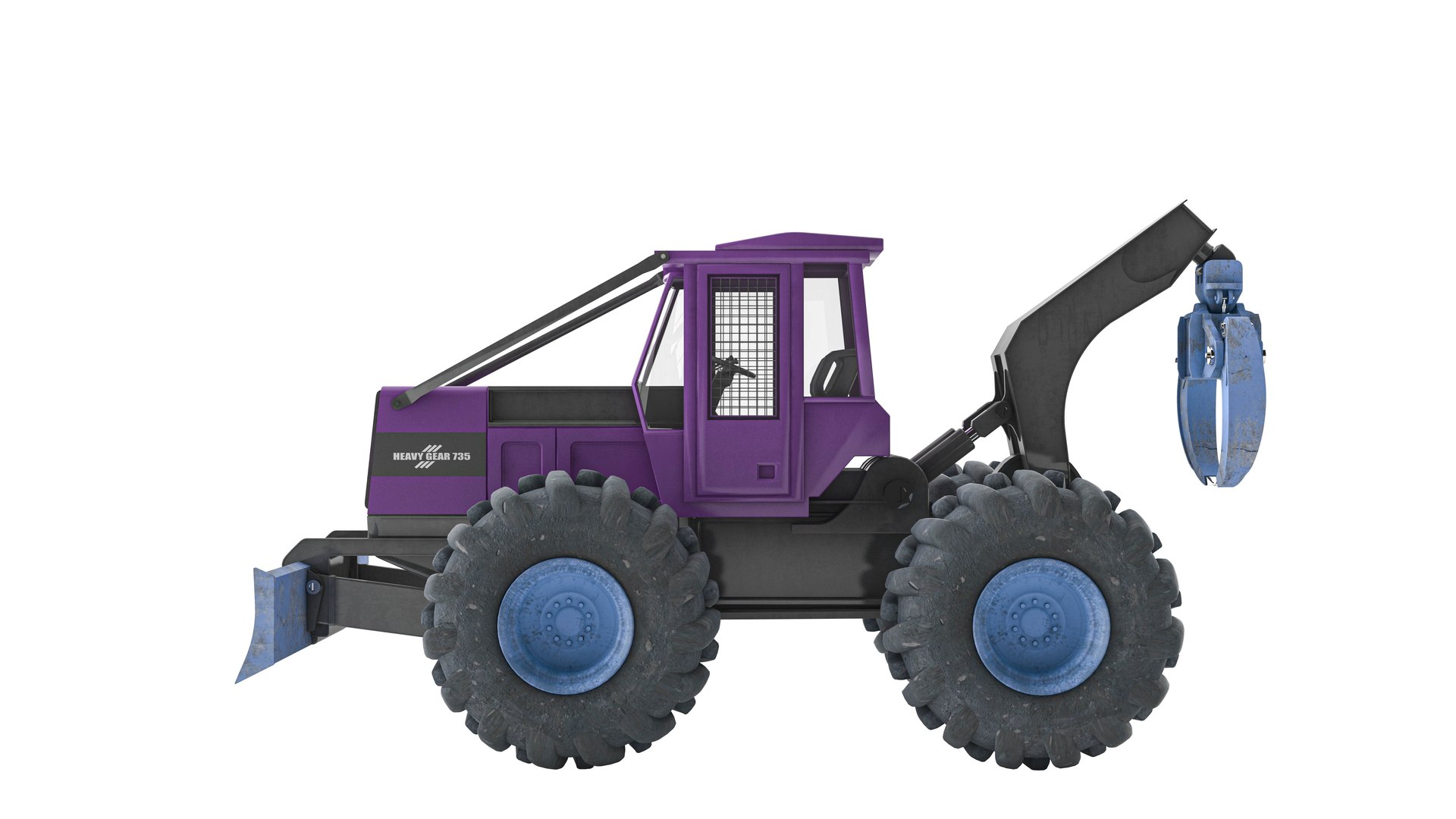 Grapple Skidders 3D Model - TurboSquid 2224431