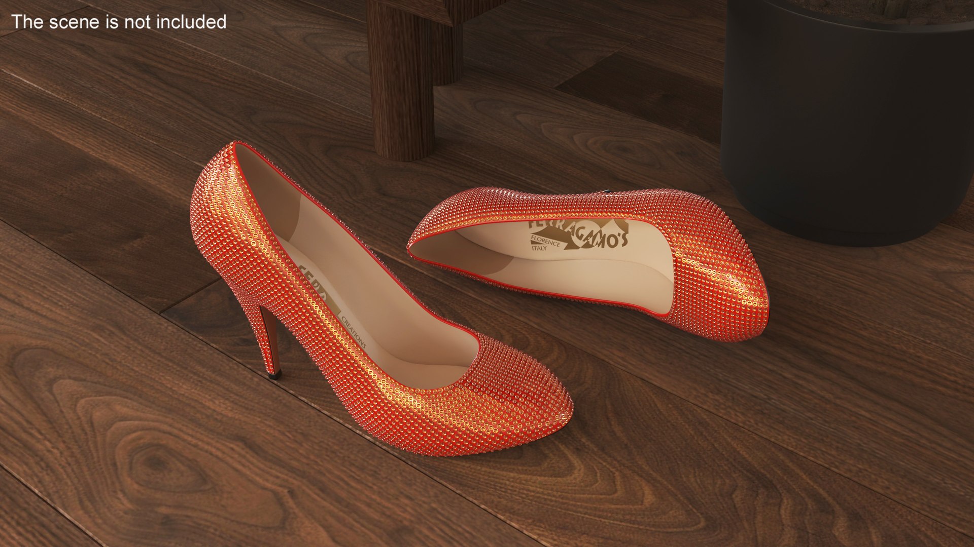 Marilyn Monroe Shoes 3D Model - TurboSquid 2359886
