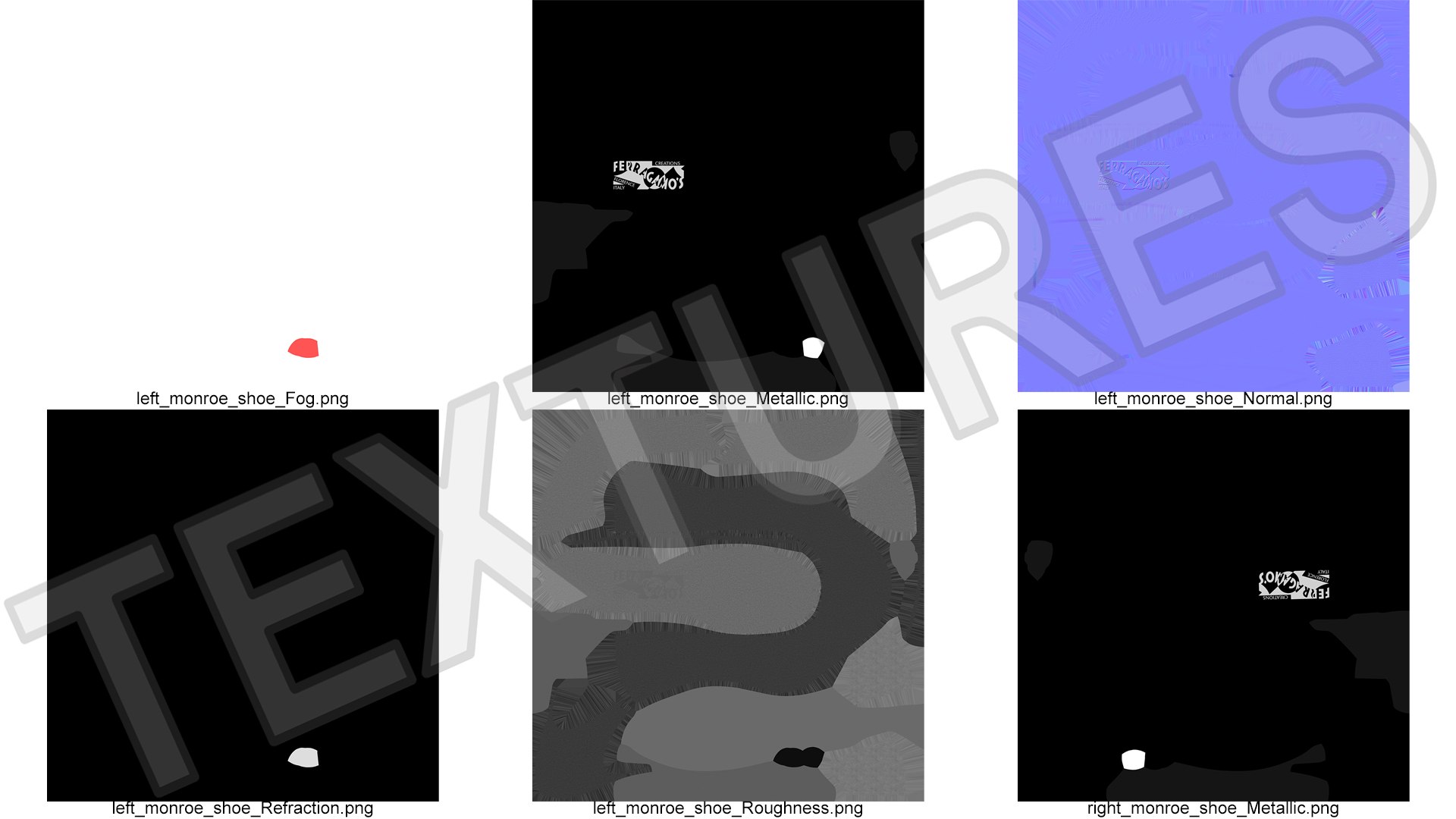 Marilyn Monroe Shoes 3D Model - TurboSquid 2359886