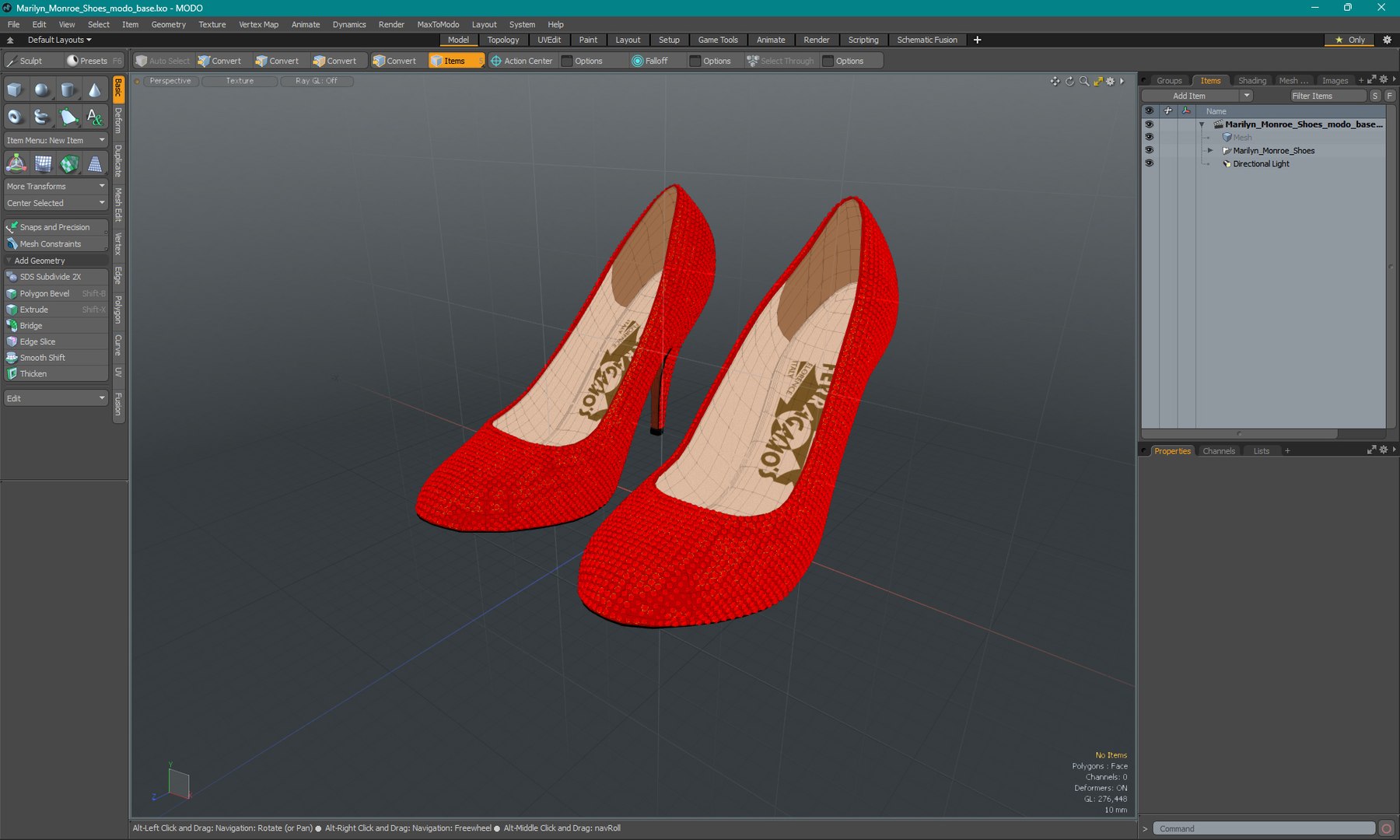 Marilyn Monroe Shoes 3D Model - TurboSquid 2359886