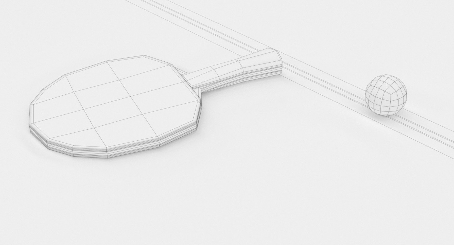 3d Ping Pong Table Model