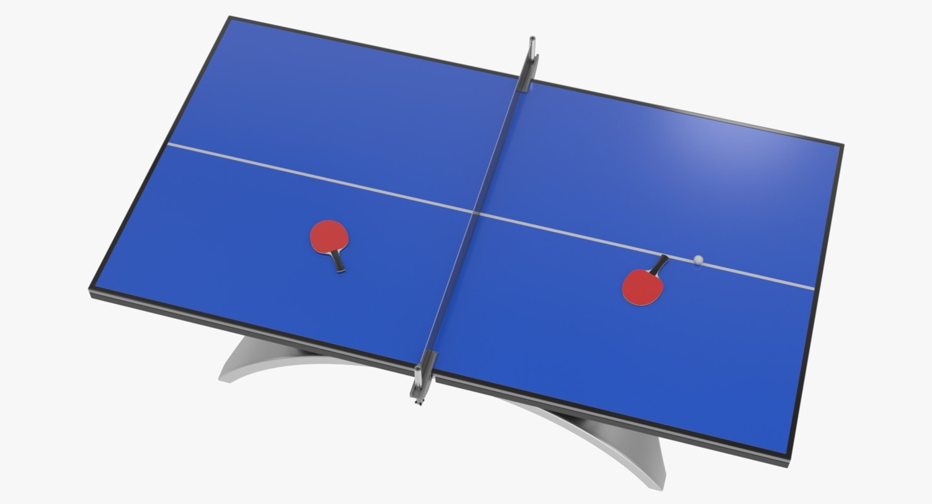 3d Ping Pong Table Model