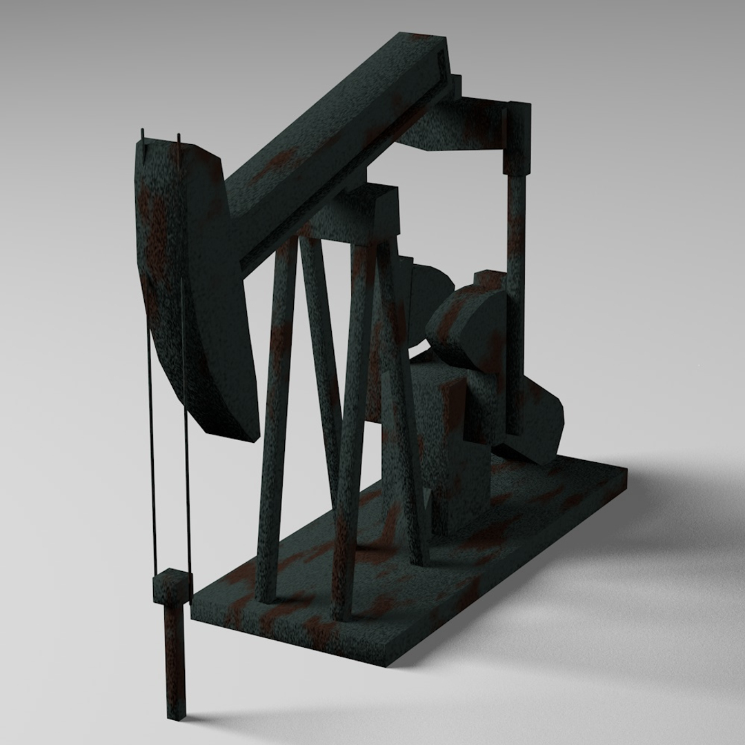 oil pump drill 3d model