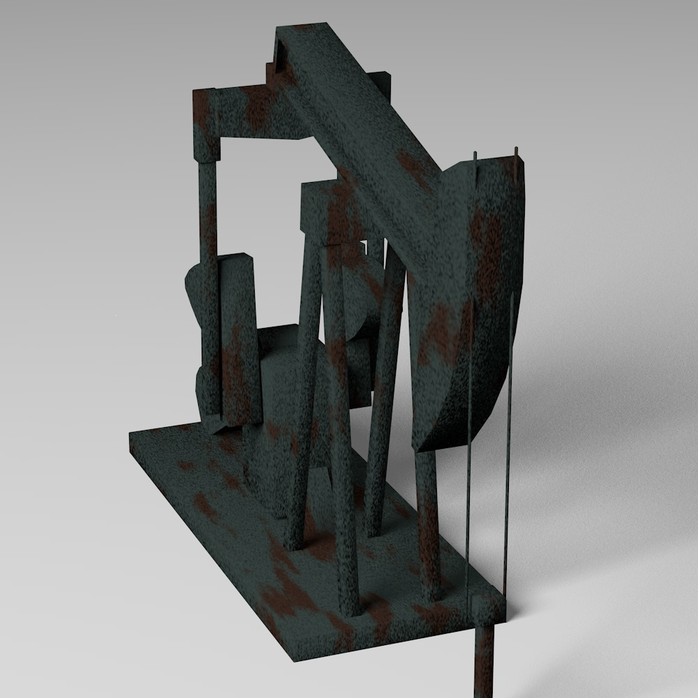 oil pump drill 3d model