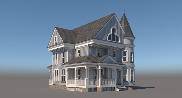 3d model mansion realistic