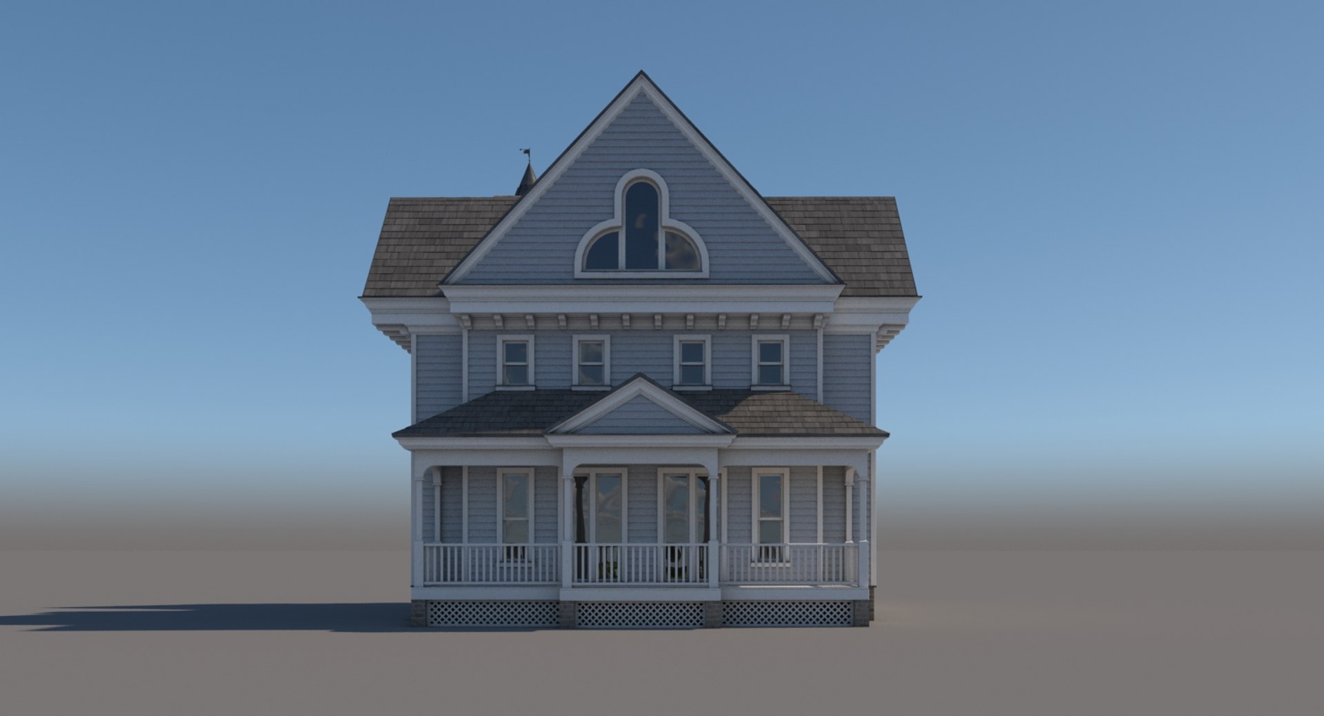 3d model mansion realistic