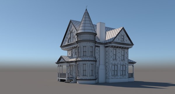 3d model mansion realistic