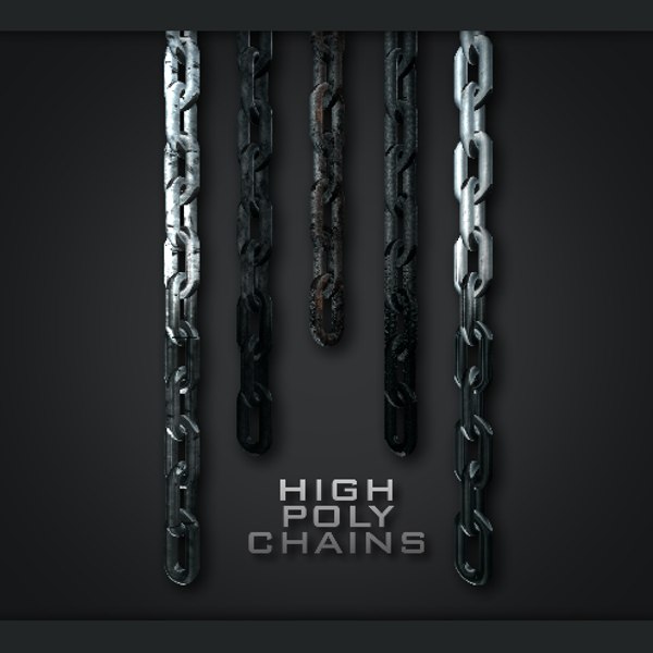 3d chain links model