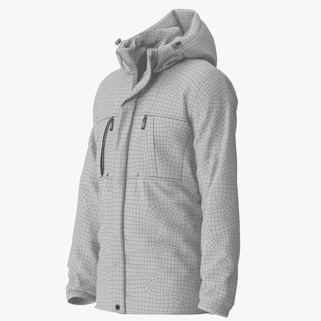 Men s Waterproof Mountain Jacket 3D model - TurboSquid 1870484