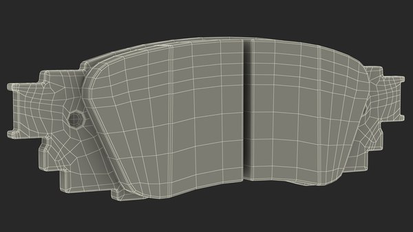 Rear Brake Pad 3D - TurboSquid 1958430