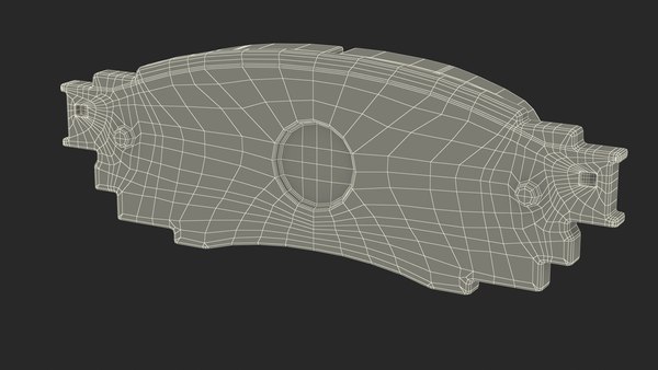 Rear Brake Pad 3D - TurboSquid 1958430