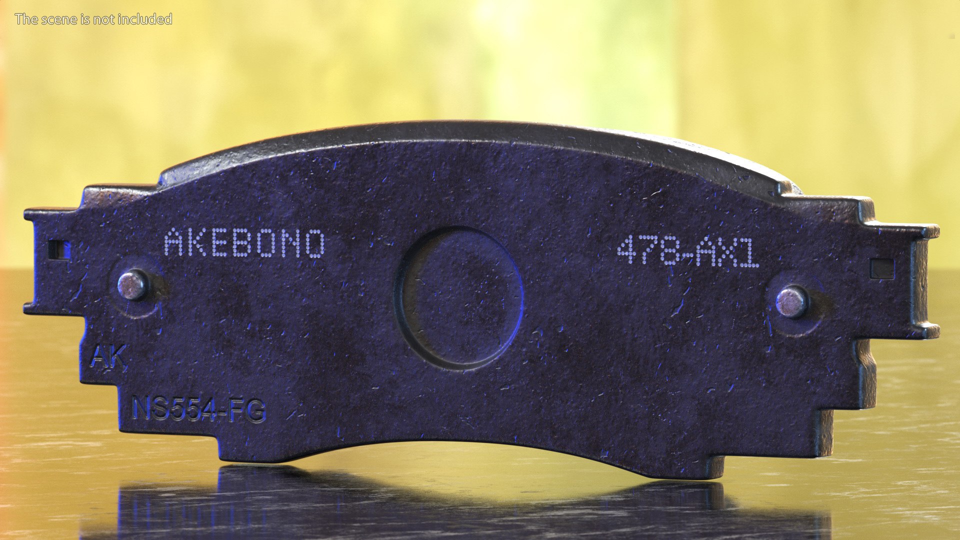 Rear Brake Pad 3D - TurboSquid 1958430