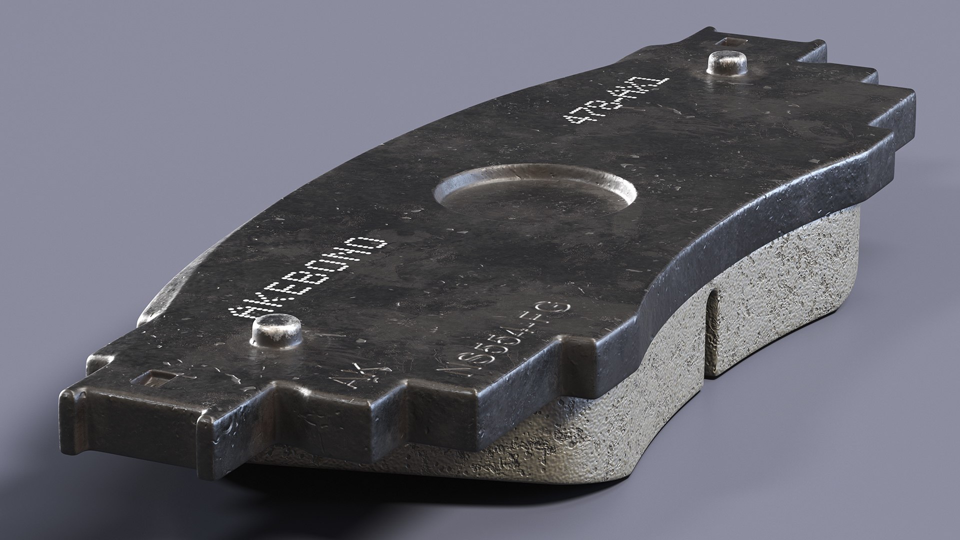 Rear Brake Pad 3D - TurboSquid 1958430