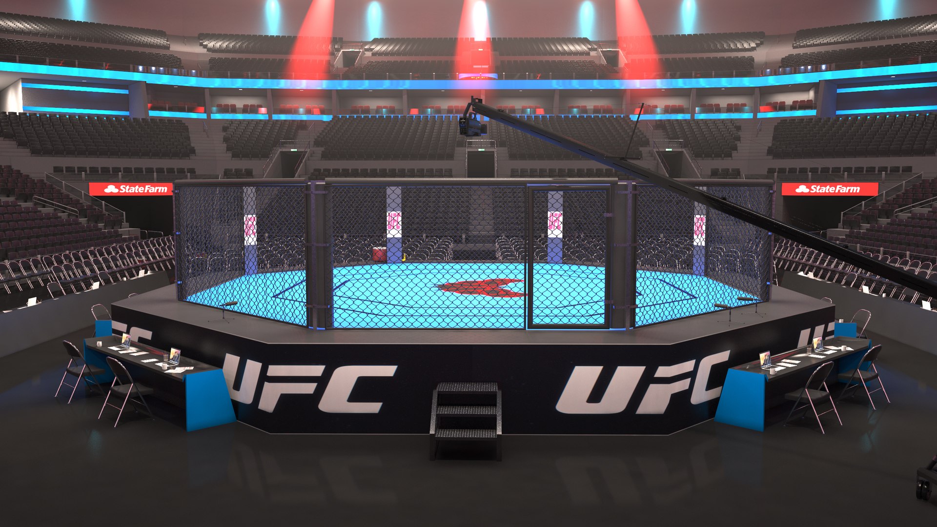 3D model ufc stadiums 2 - TurboSquid 1551264