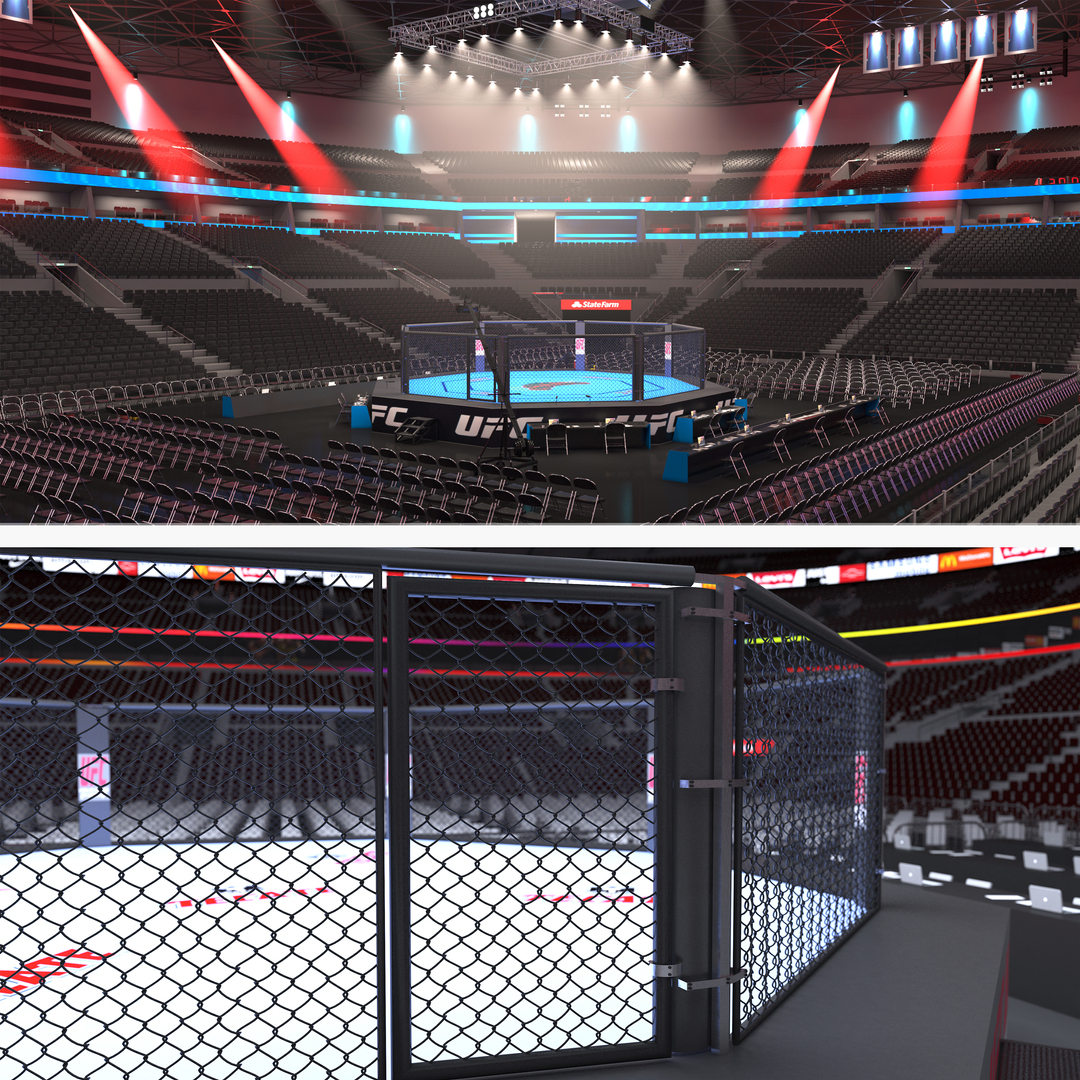 3D model ufc stadiums 2 - TurboSquid 1551264