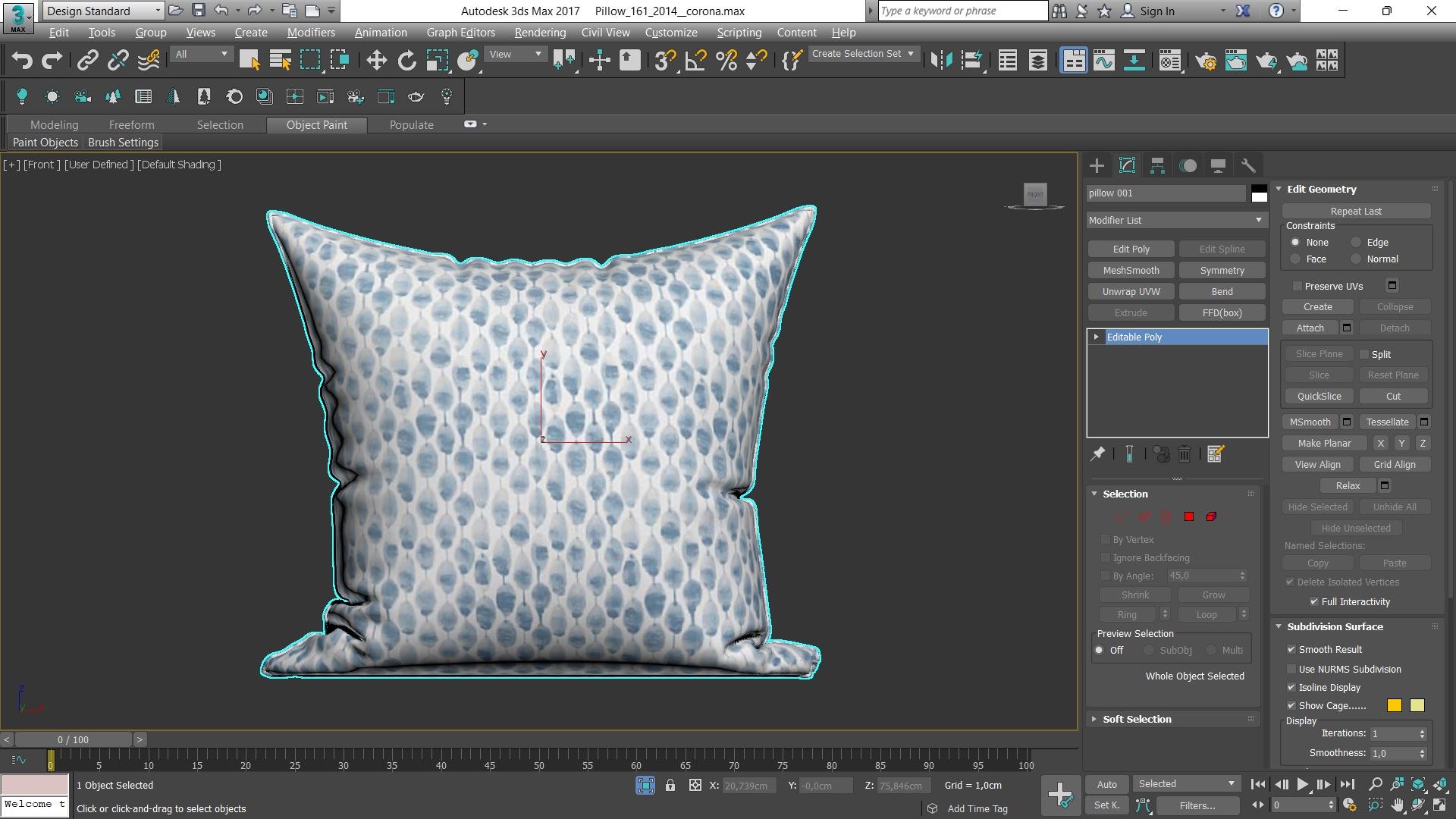 Decorative Pillows Set 161 3D Model - TurboSquid 1938852