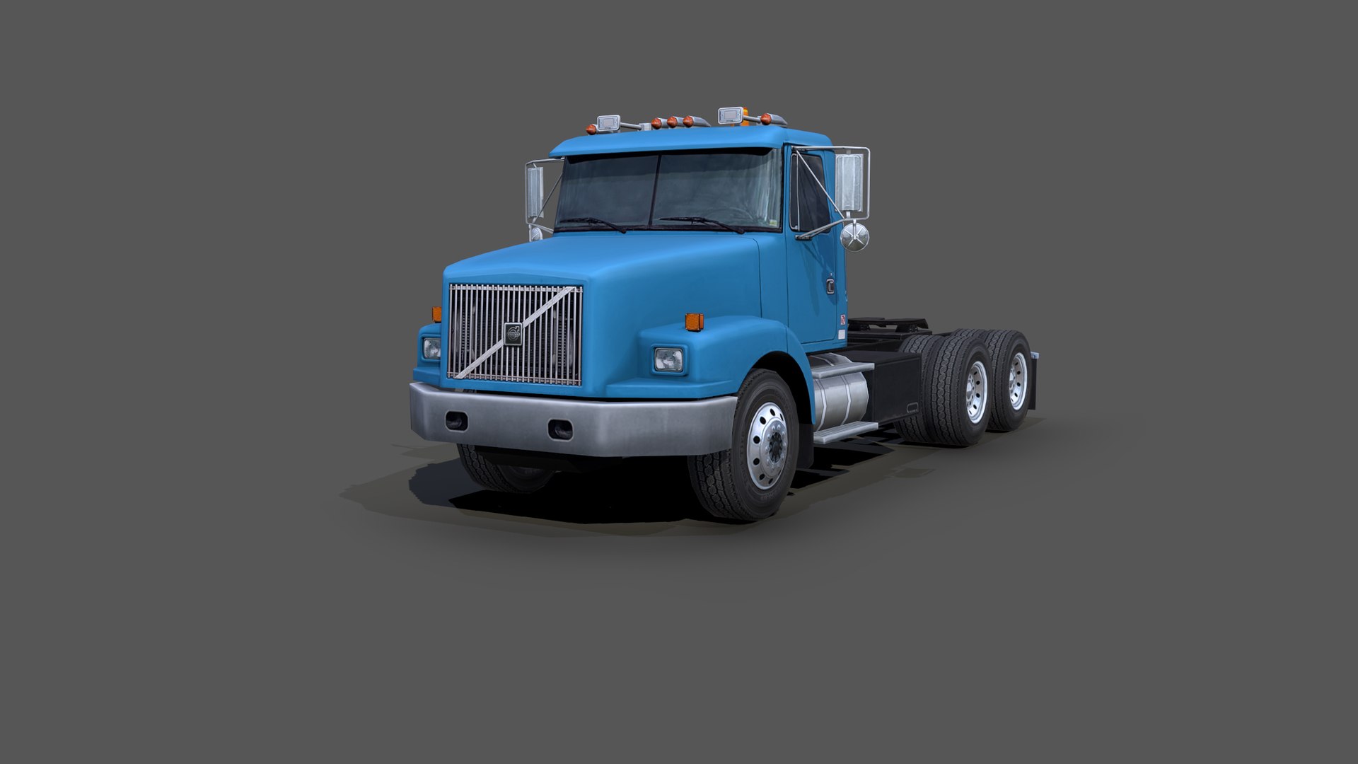 3D Volvo WG Semi Truck 2000 - TurboSquid 1895616