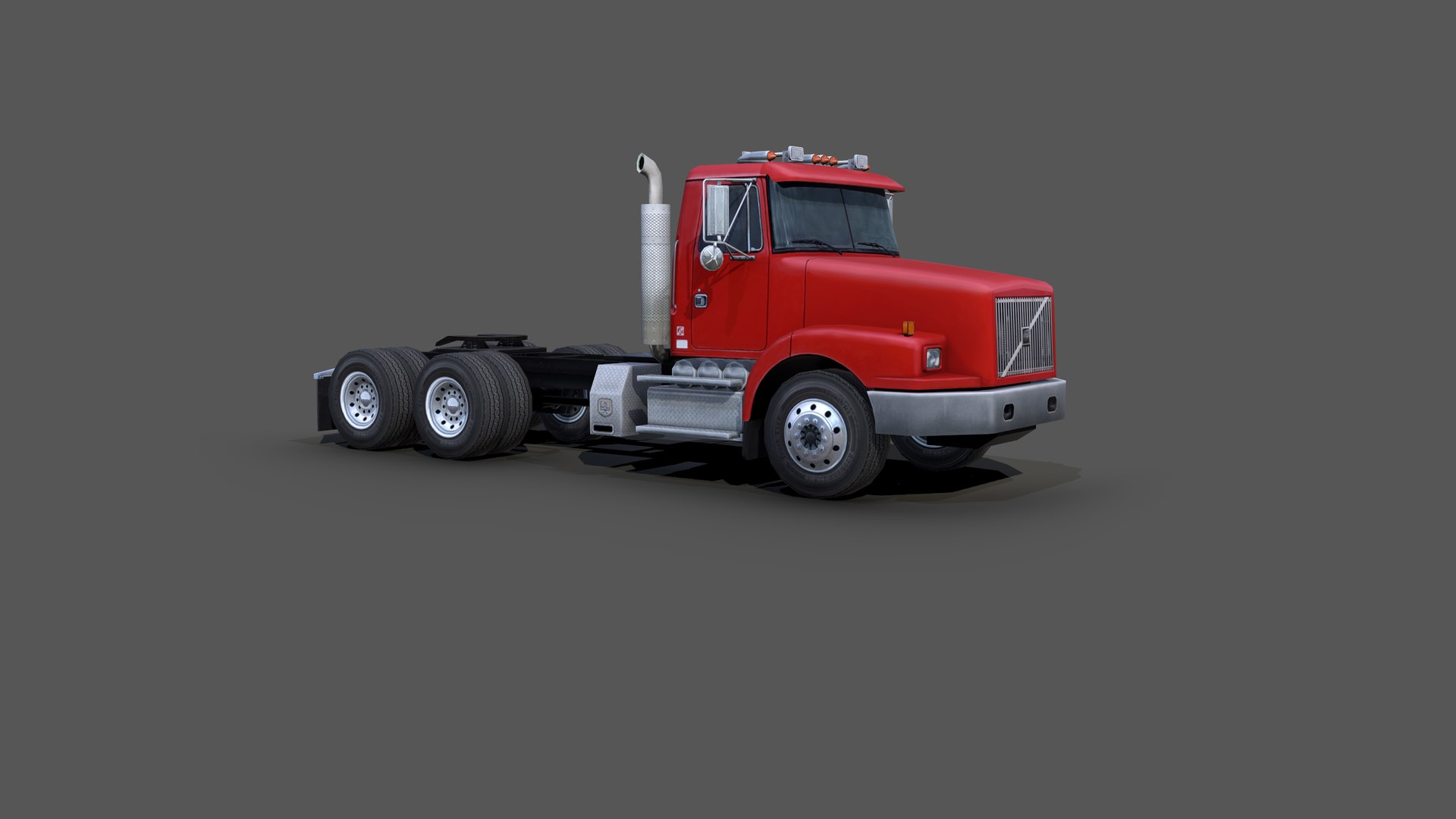 3D Volvo WG Semi Truck 2000 - TurboSquid 1895616