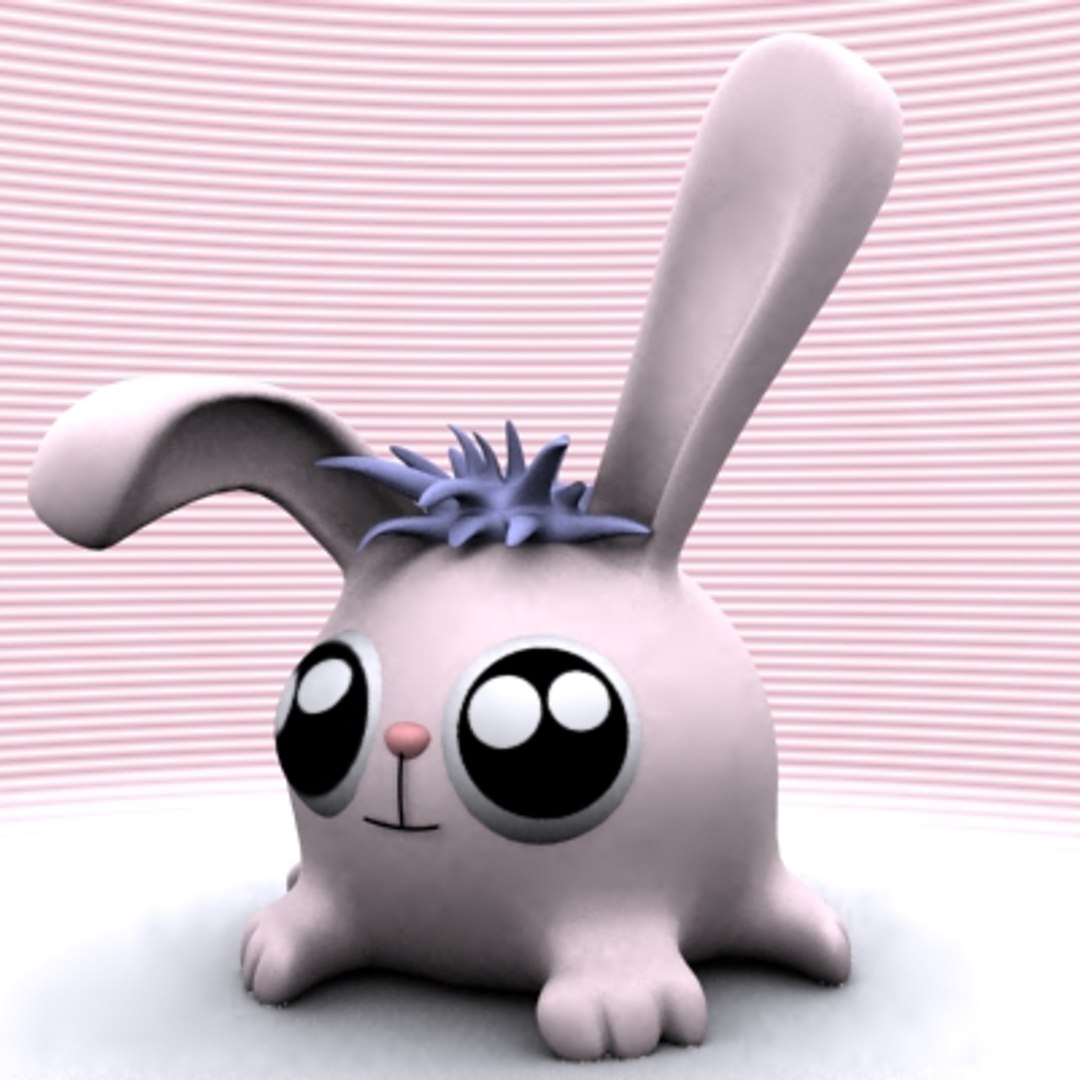 Funny Anime Cartoon 3d Model