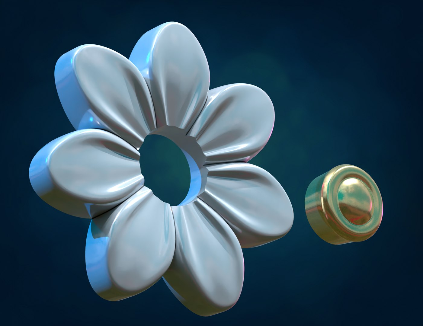 Flower Relief Printable 3D Model - TurboSquid 2158817