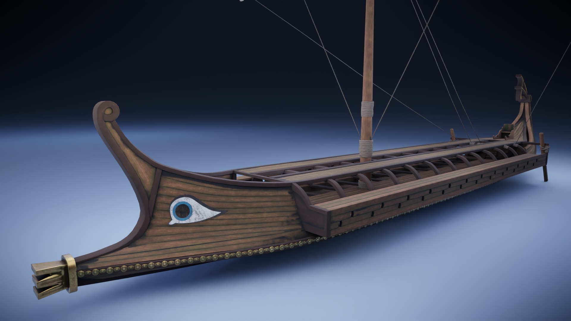 Bireme 3D - TurboSquid 2008111