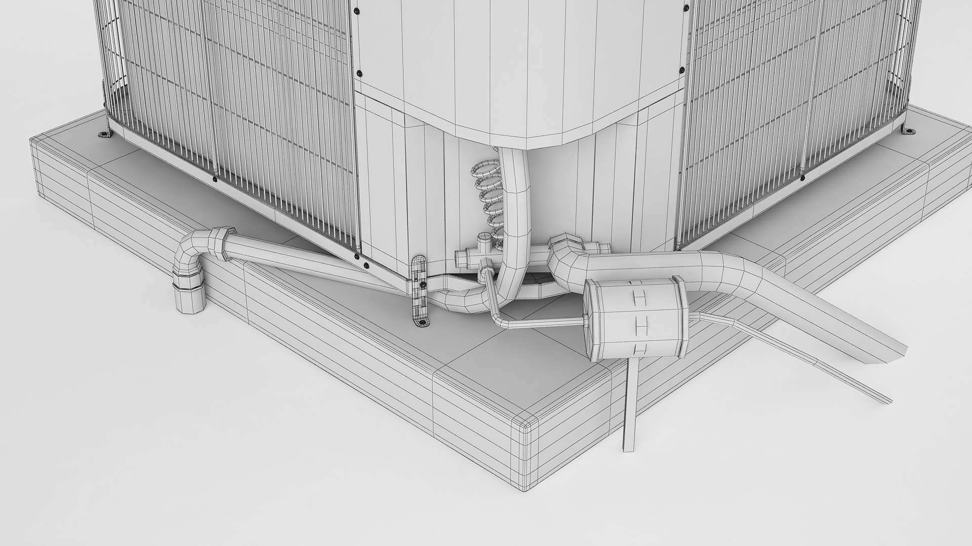 3D Air Conditioner Condenser 01 - TurboSquid 1614938