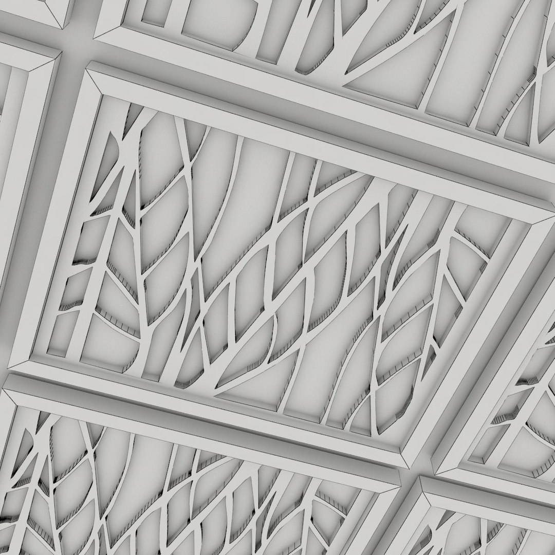 3d Ceiling Panel Model
