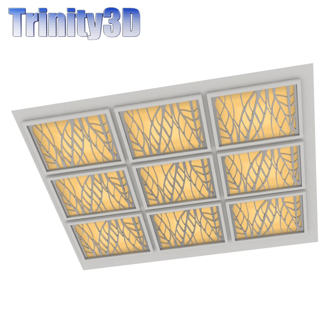 3d Ceiling Panel Model