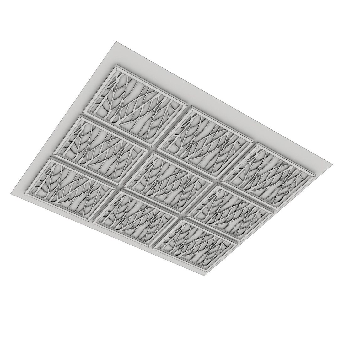 3d Ceiling Panel Model